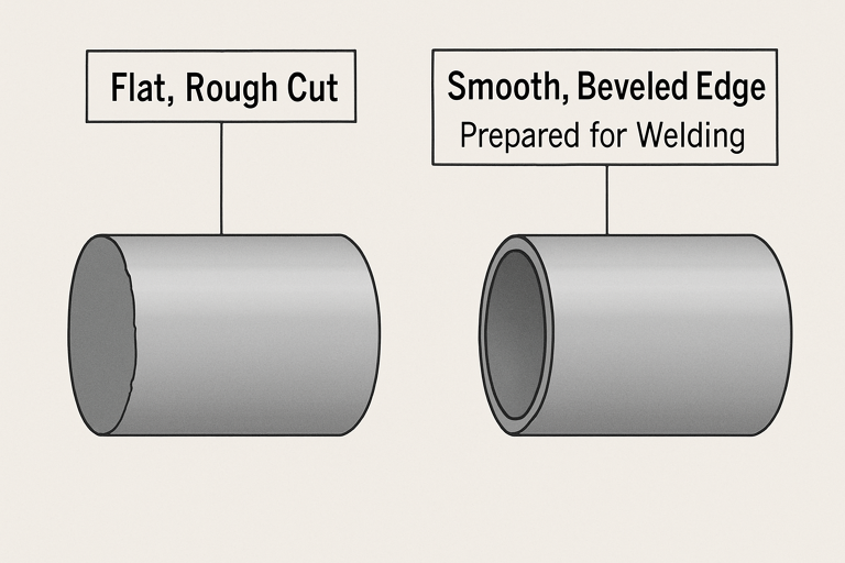 pipe cutting preparation welding