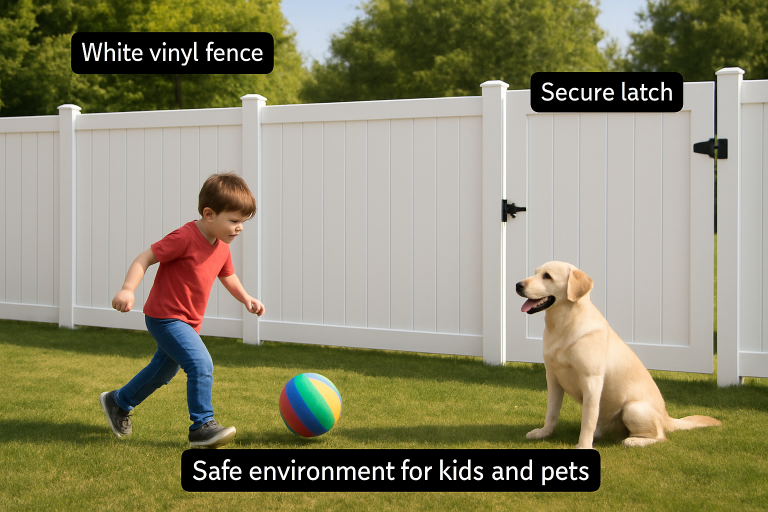 Safe Fencing for Kids and Pets