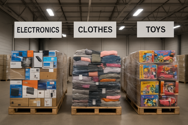 Types of Liquidation Pallets Explained: A Reseller’s Complete Guide